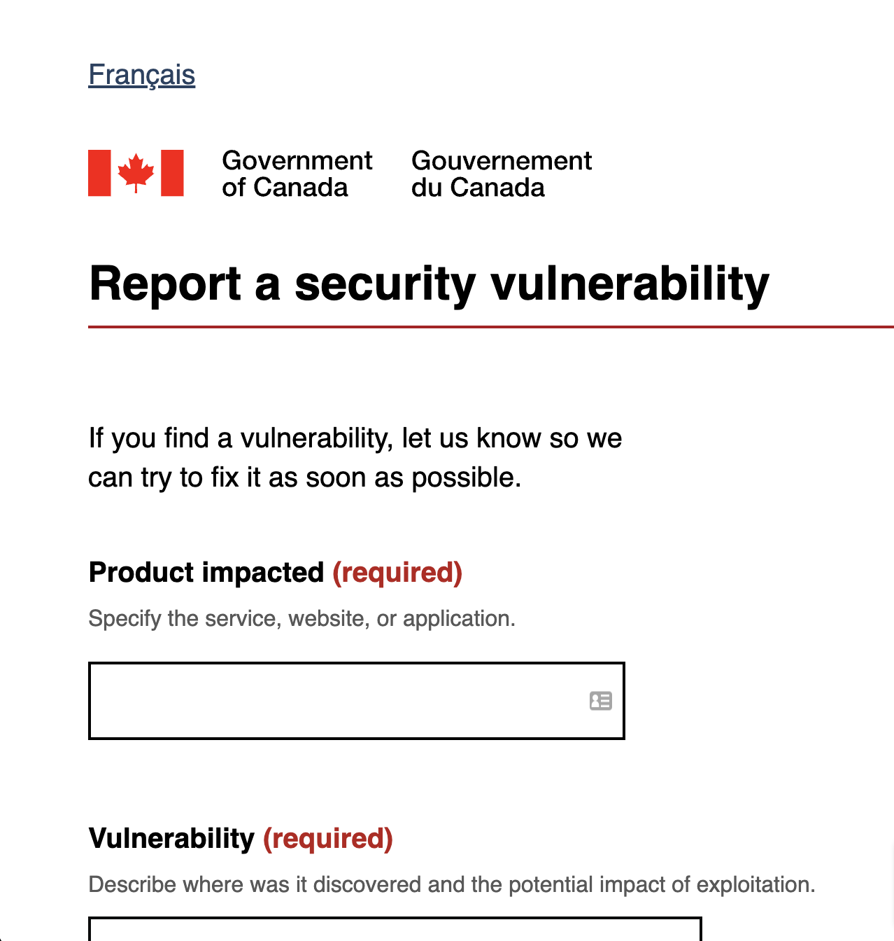 Templates - GC Forms / Formulaires GC