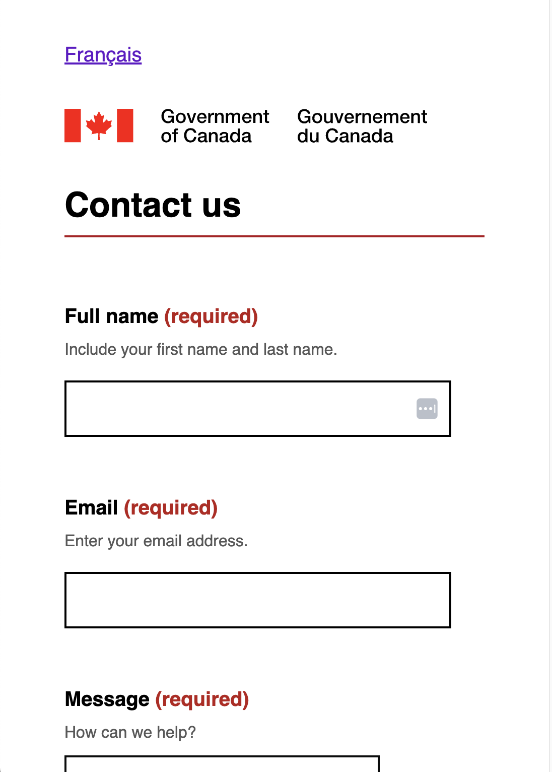 Templates - GC Forms / Formulaires GC