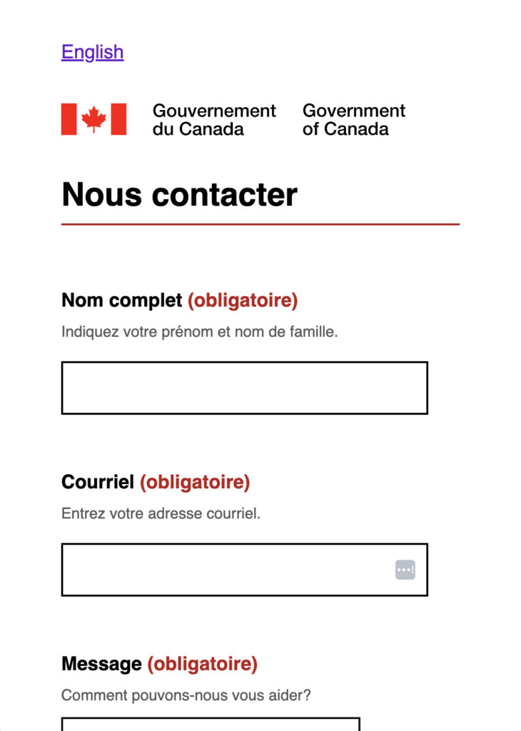 Modèles - GC Forms / Formulaires GC