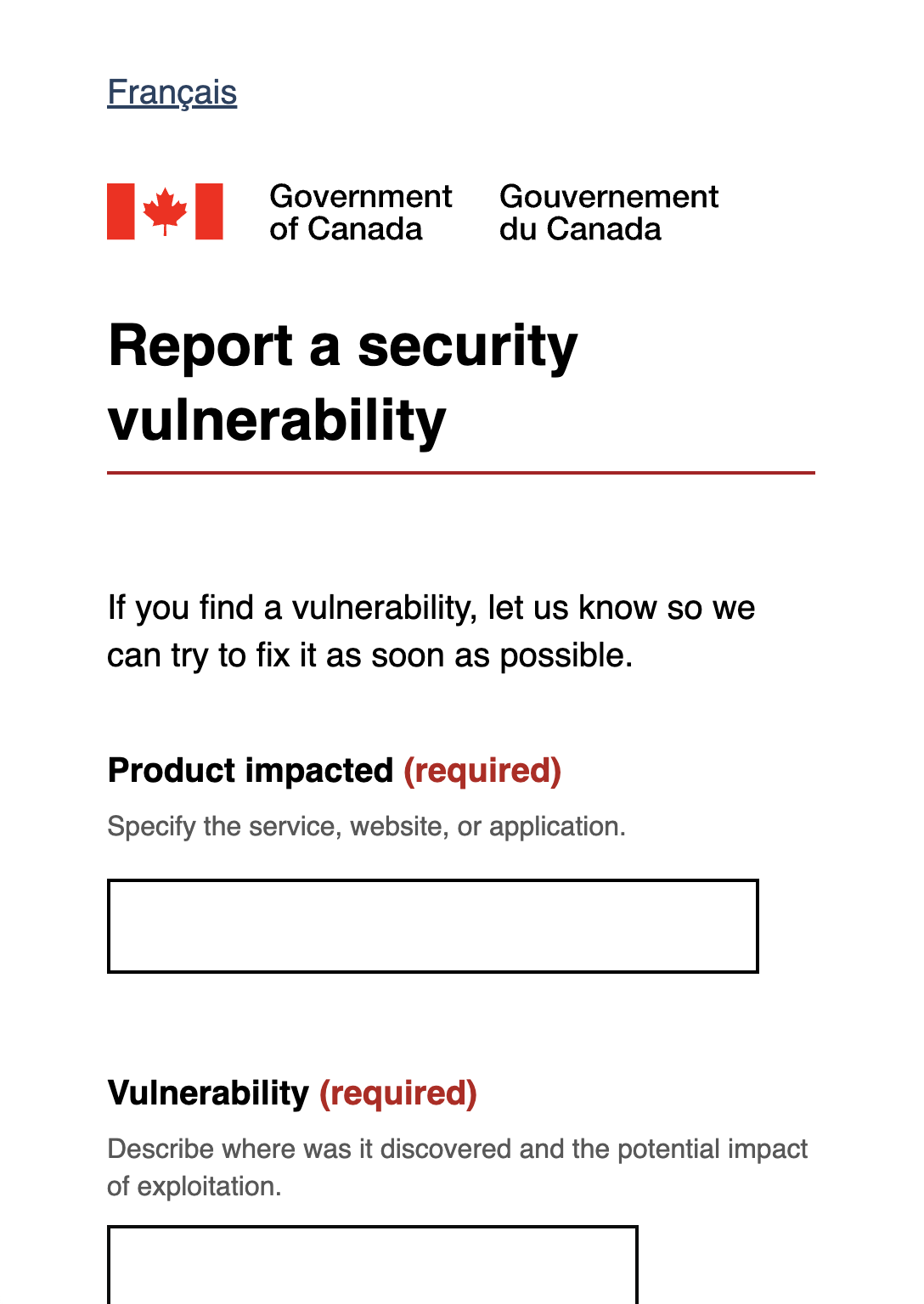 Templates - GC Forms / Formulaires GC